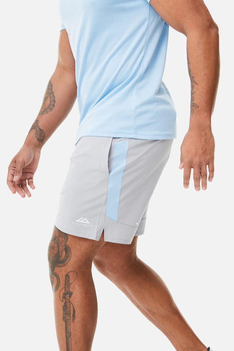 Trailberg Cloud SS25 Sky Grey Set - T Shirt / Short – DripModa