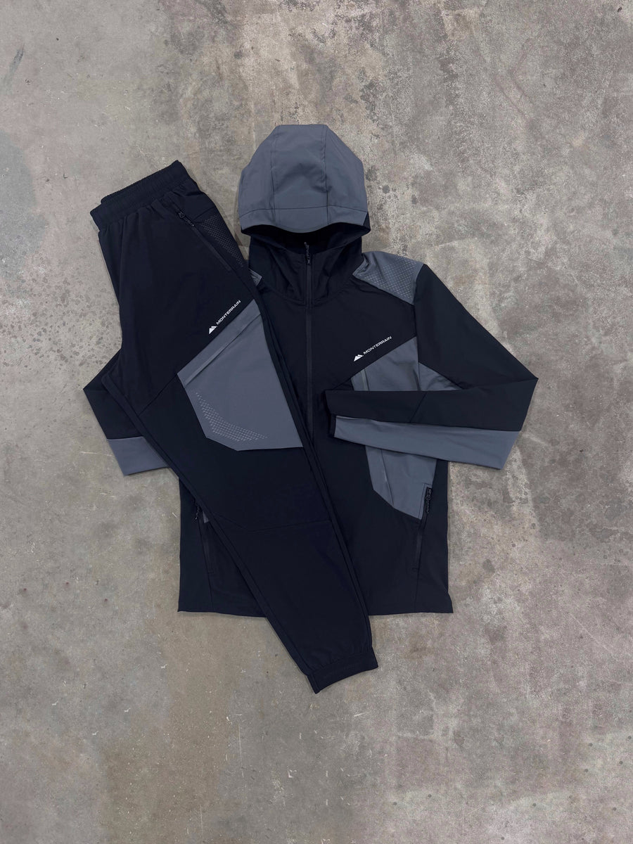 Monterrain Dynamic 2.0 Woven Black Tracksuit - Jacket / Pant – DripModa