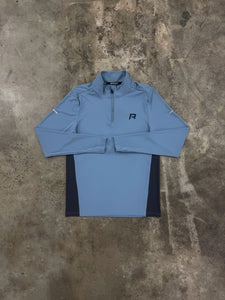 Reprimo Vortex Quarter Zip - Dusky Blue / Ink – DripModa