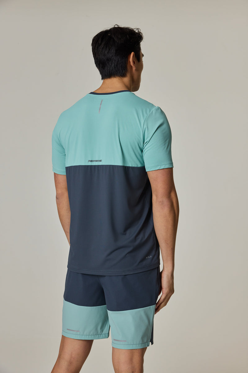 Reprimo Flight T Shirt - Aqua / Hydro – DripModa