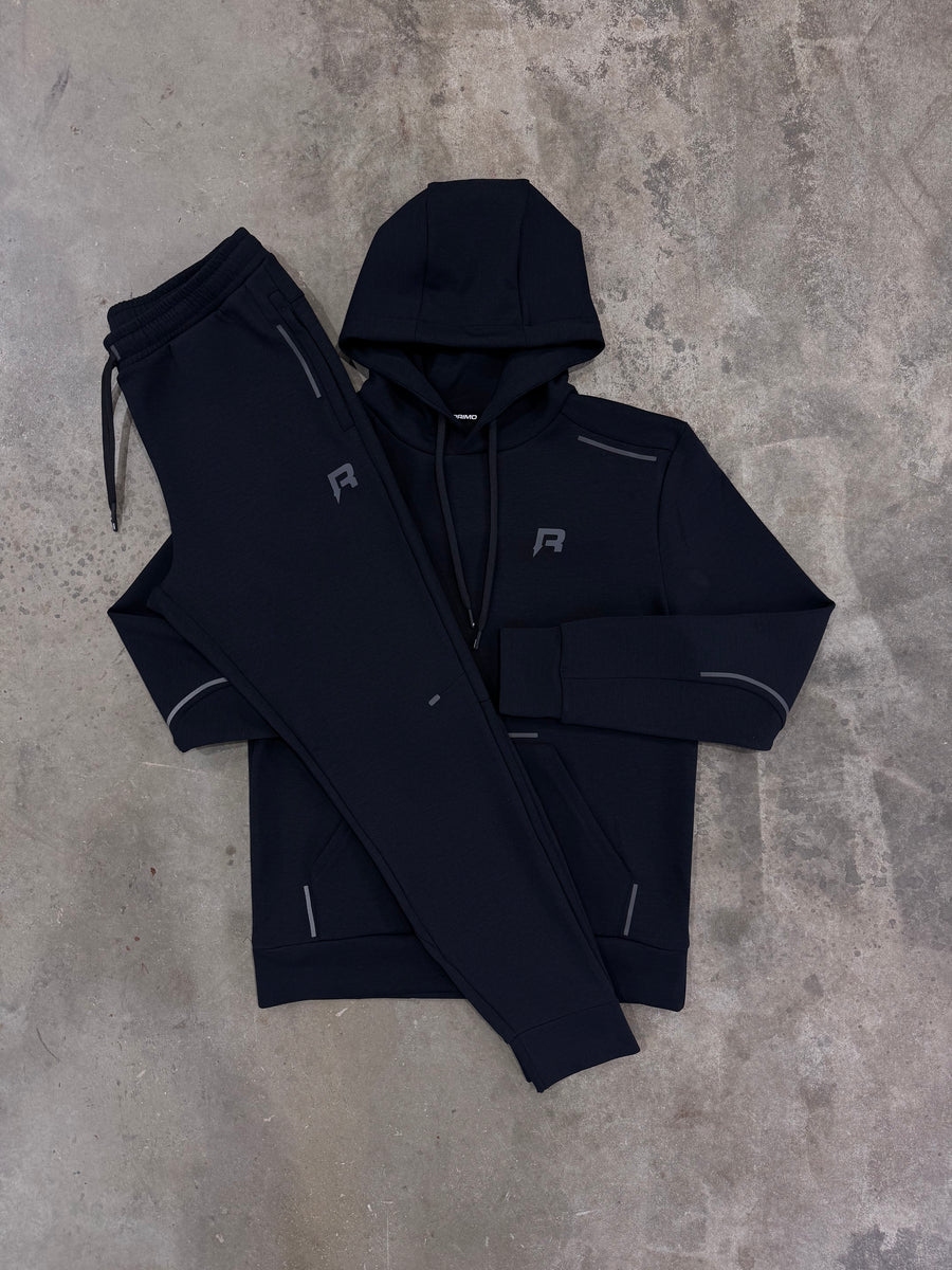 Reprimo Black Motion Tracksuit - Hoodie / Jogger – DripModa