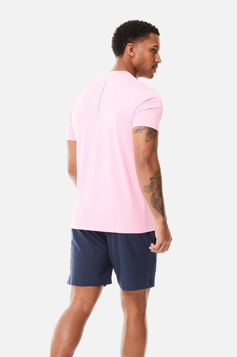 Trailberg Vertex Jacquard Pink Set - T Shirt / Short – DripModa