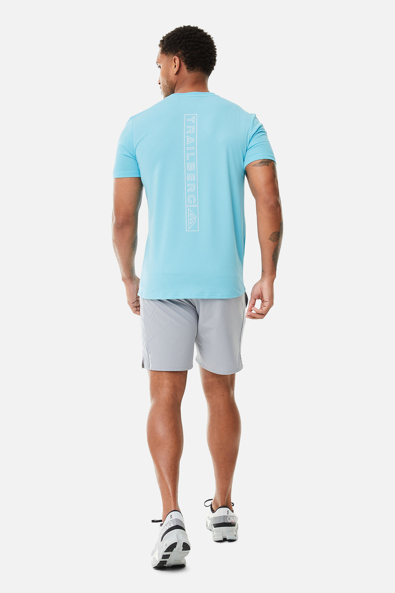 Trailberg Crest Blue Set - T Shirt / Short – DripModa
