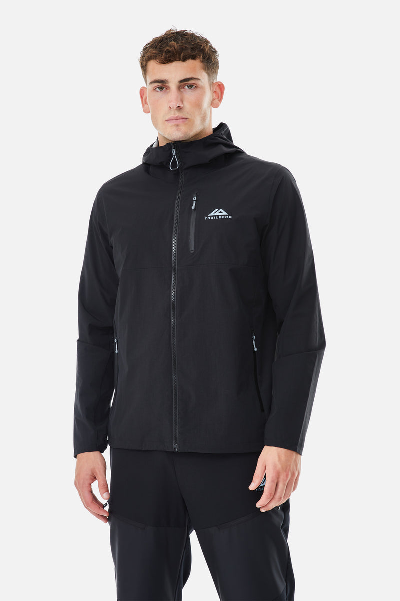 Trailberg Longitude Shell Jacket - Black – DripModa